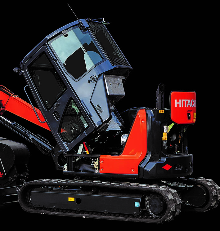 Der Hitachi ZX65USB-6 Minibagger