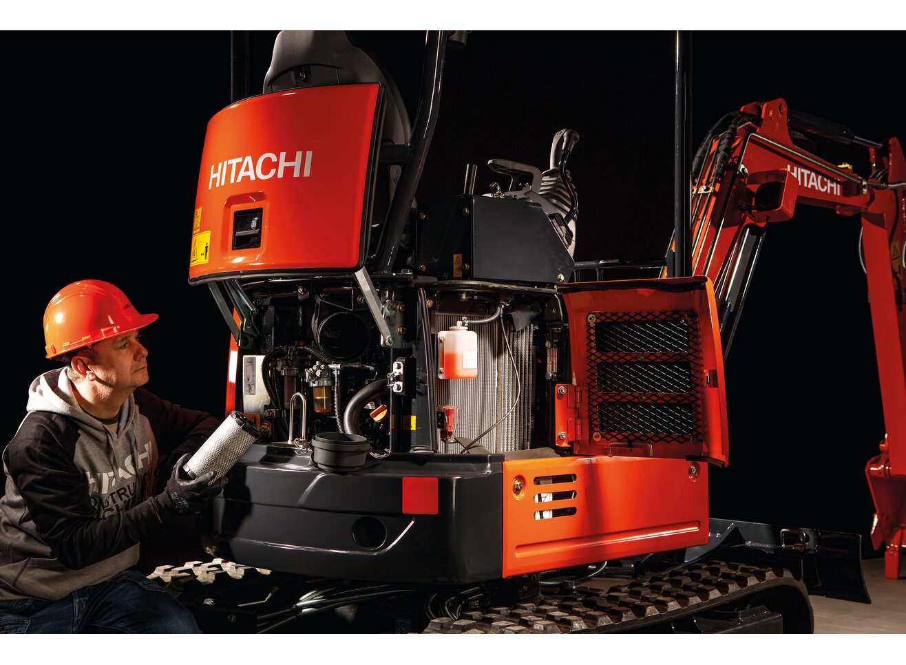 Der Hitachi ZX19-6 Minibagger