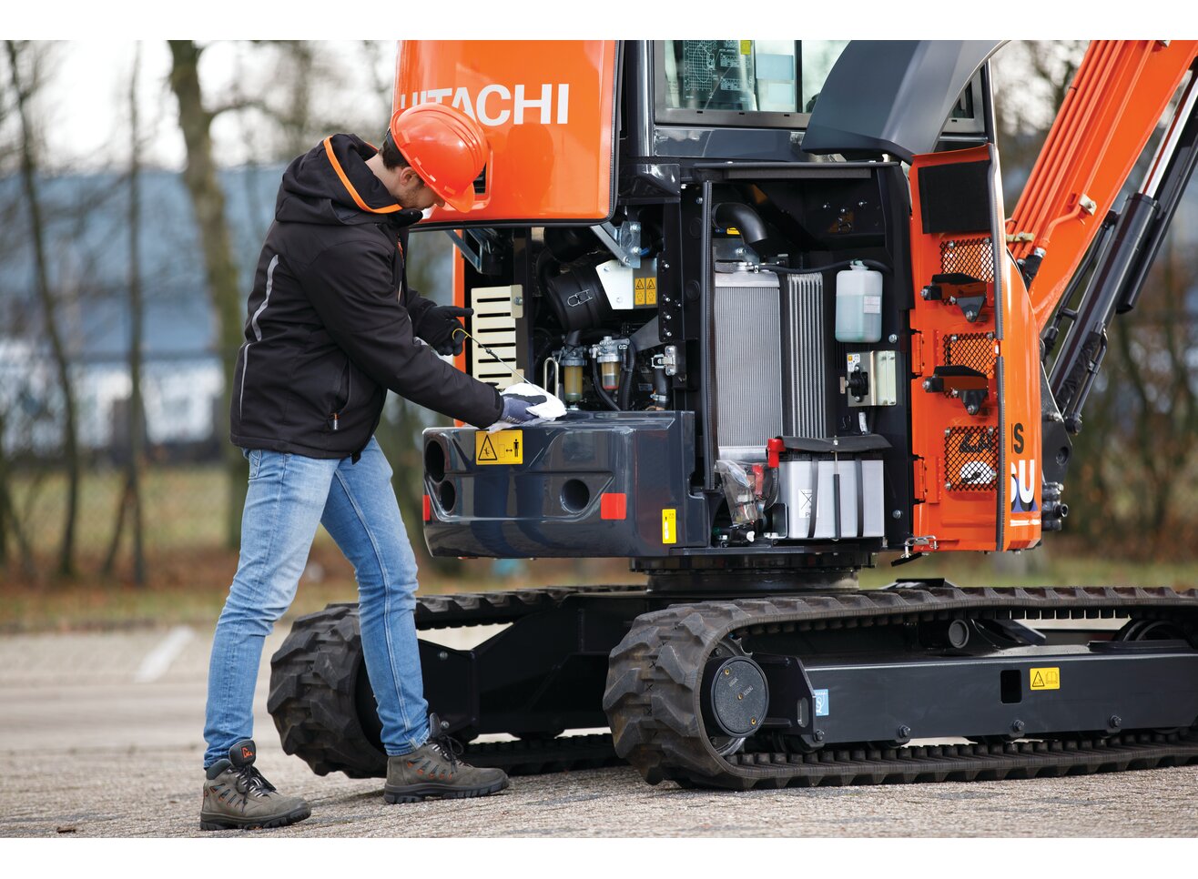 Der Hitachi ZX19-6 Minibagger