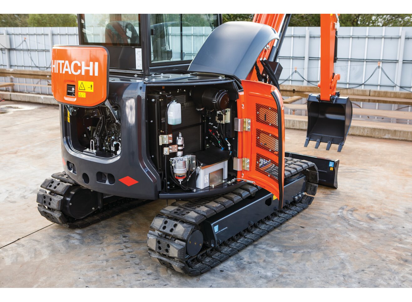 Der Hitachi ZX65USB-6 Minibagger