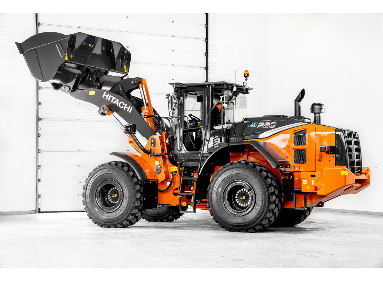 Der Hitachi ZW220-7 Radlader