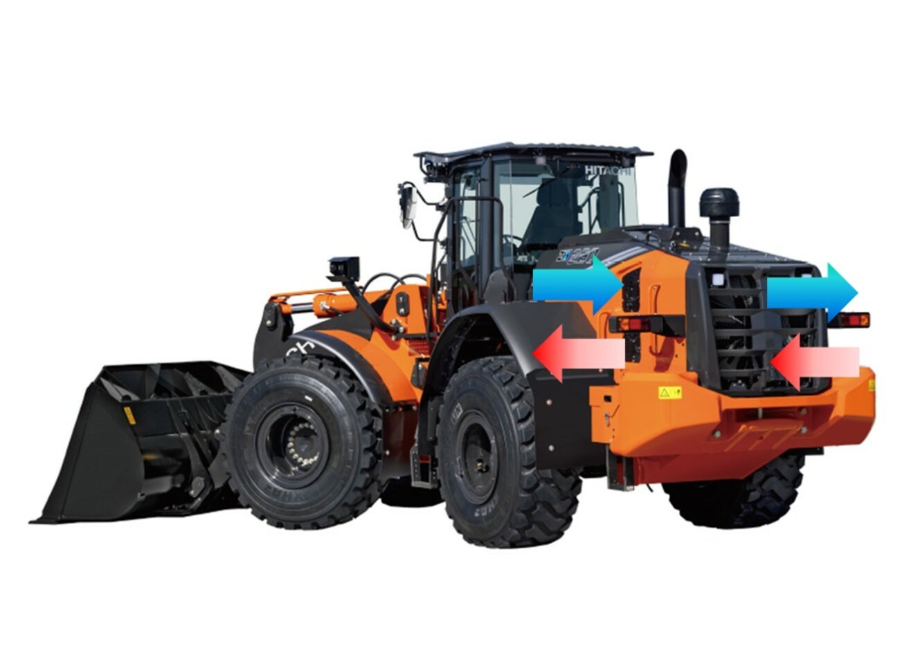 Der Hitachi ZW220-7 Radlader