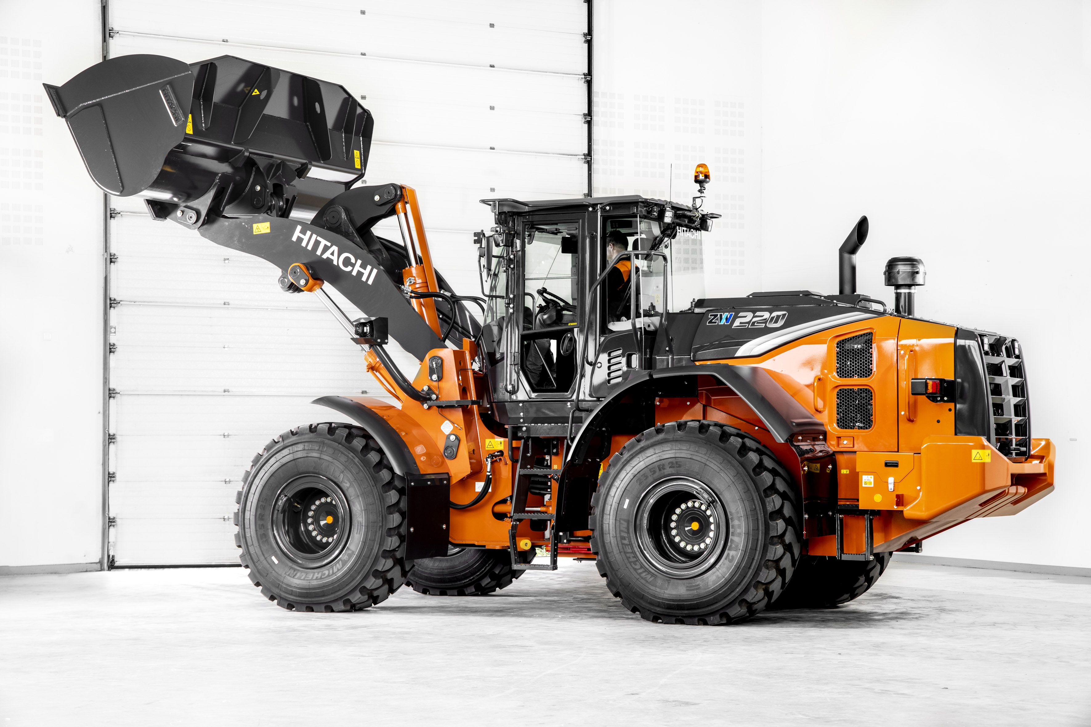 Der Hitachi ZW180-7 Radlader