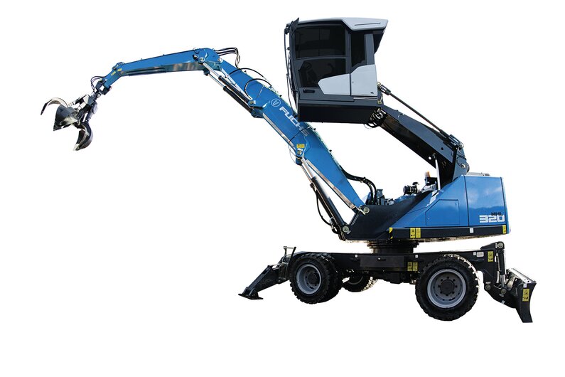 Der Fuchs MHL320F Umschlagbagger