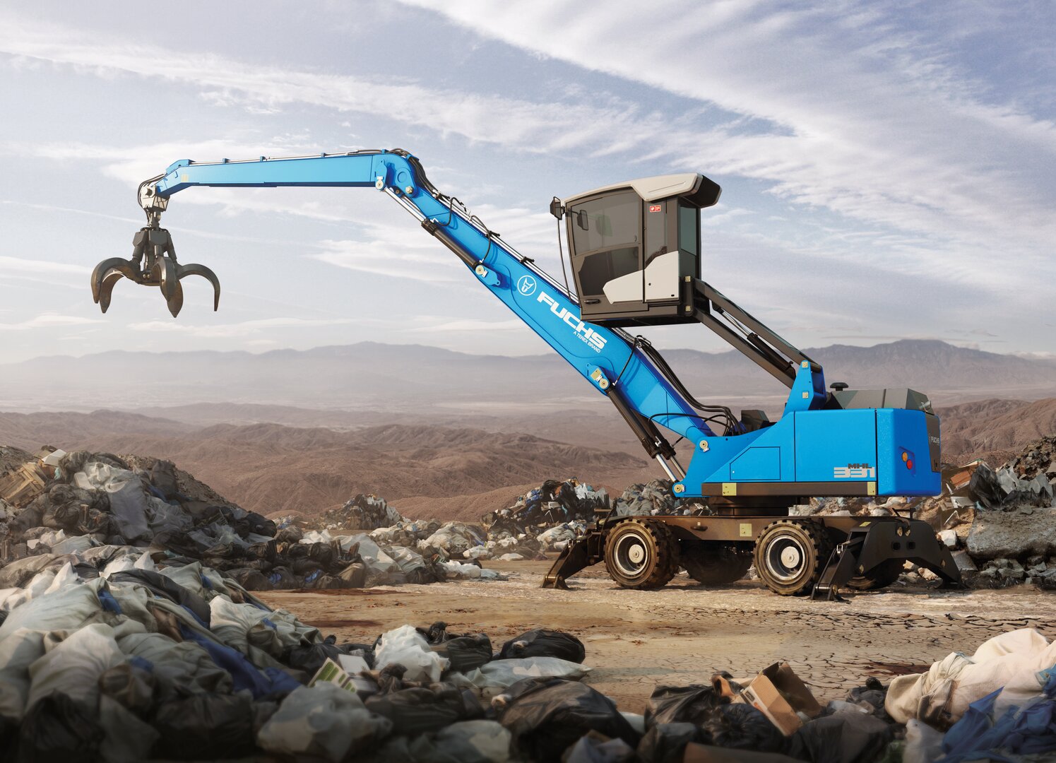 Der Fuchs MHL331F Umschlagbagger