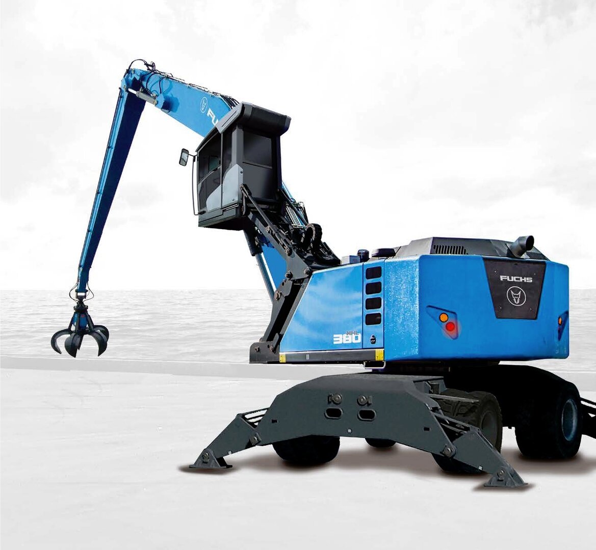 Der Fuchs MHL380F Umschlagbagger