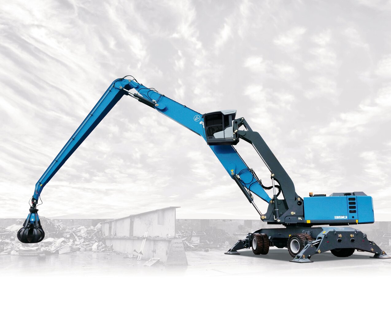 Der Fuchs MHL390F Umschlagbagger